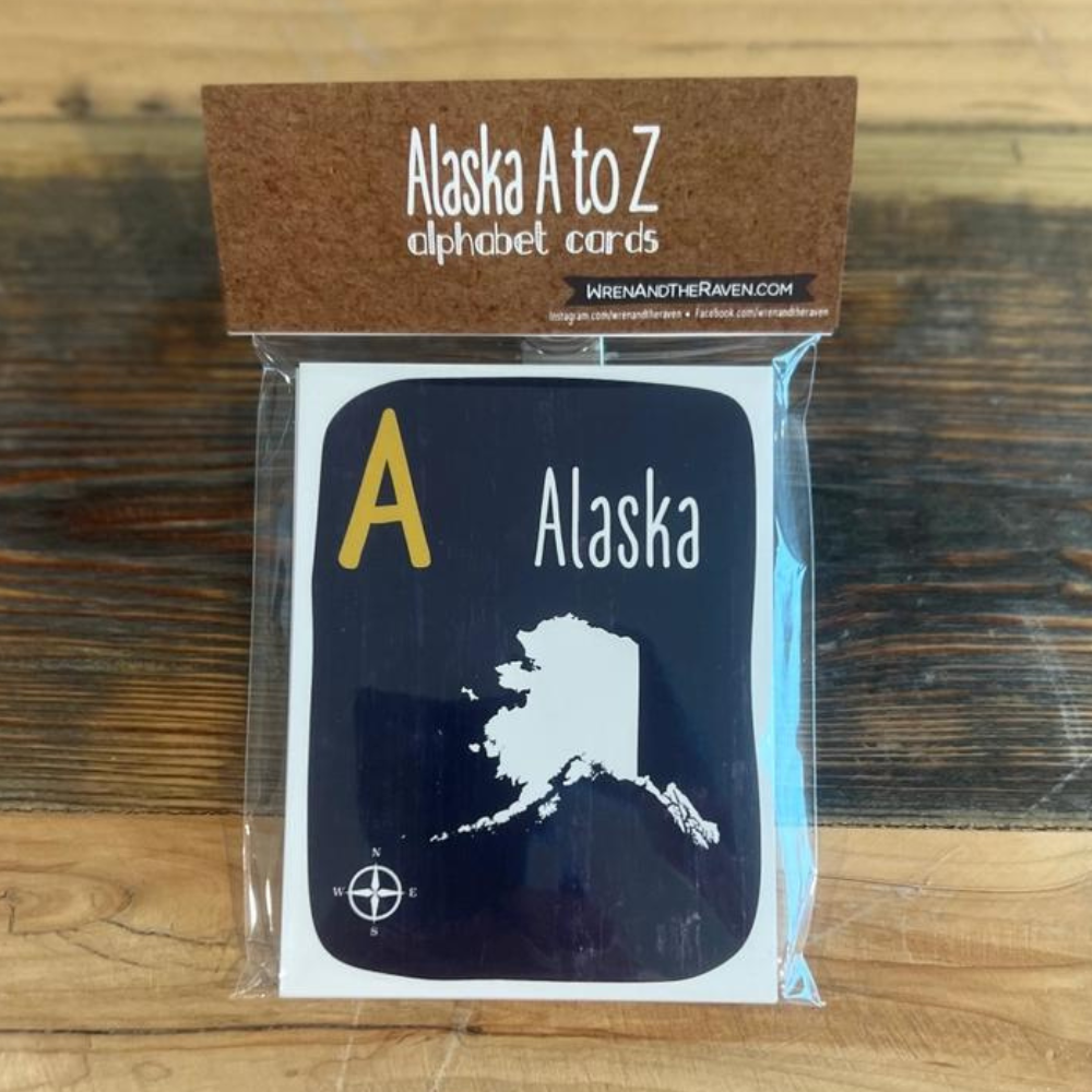 Alaska A to Z Alphabet Cards – alaskangiftsandcollectibles
